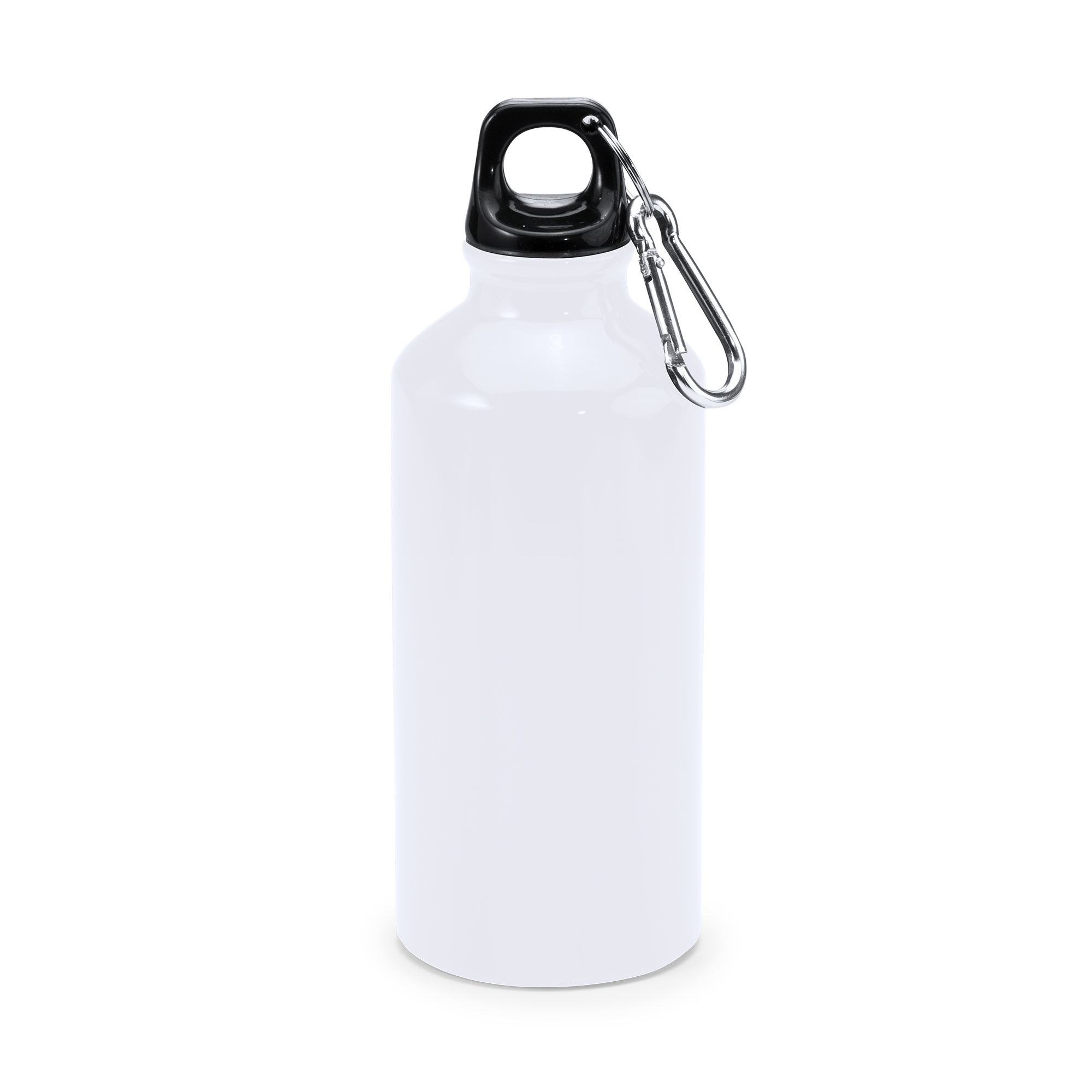 Botella de aluminio con mosquetón personalizable 400ml | Lo Que Tu Me Digas